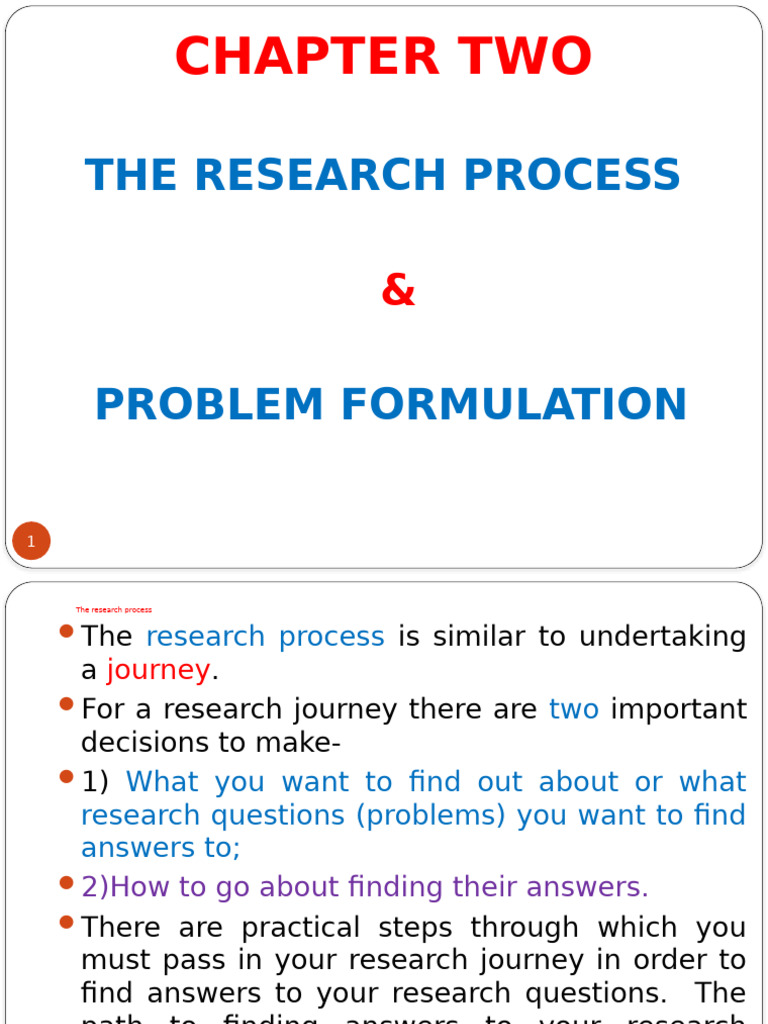 Research-Ch-2 - Formulation of Research Problem | PDF | Hypothesis ...