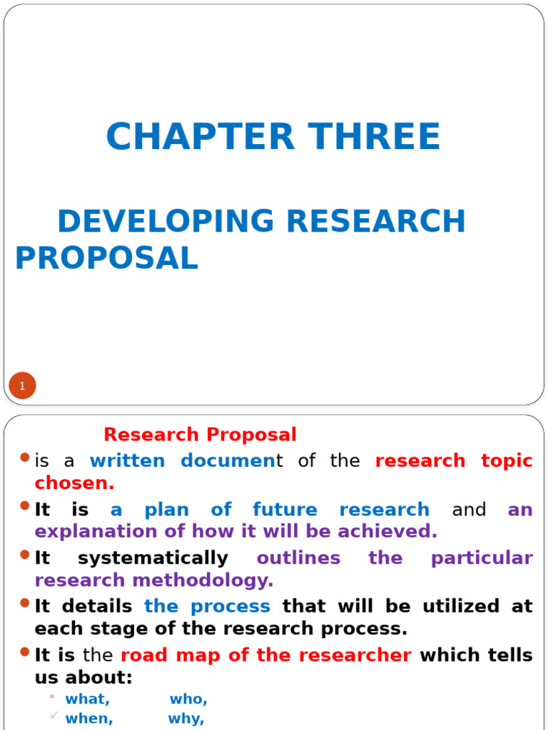 Research Ch 3 Proposal Writing | PDF | Methodology | Scientific Method
