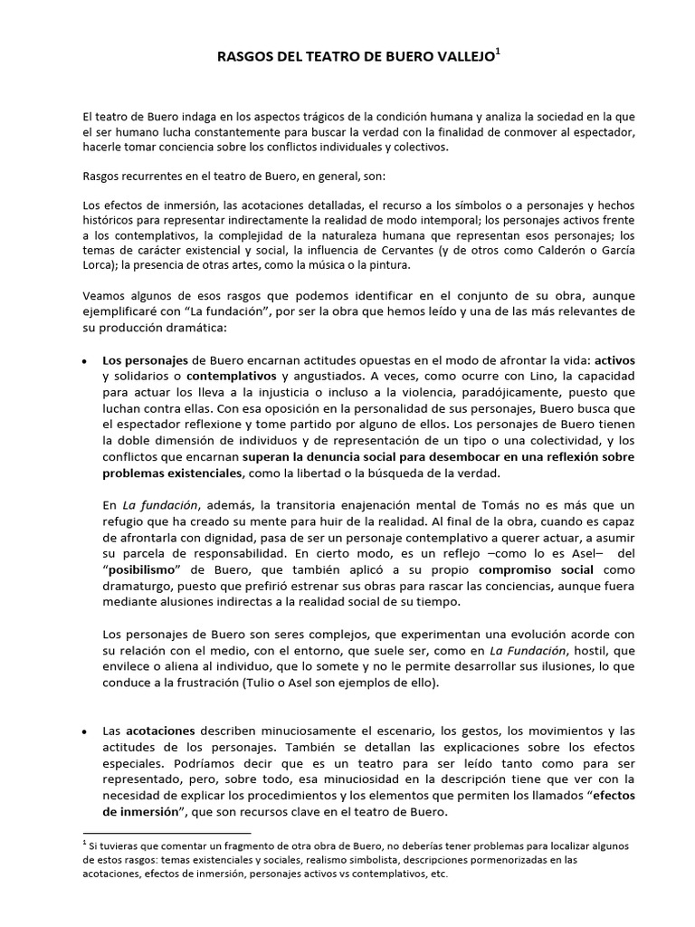 2bach Buero Vallejo | PDF | Tragedia | Teatro