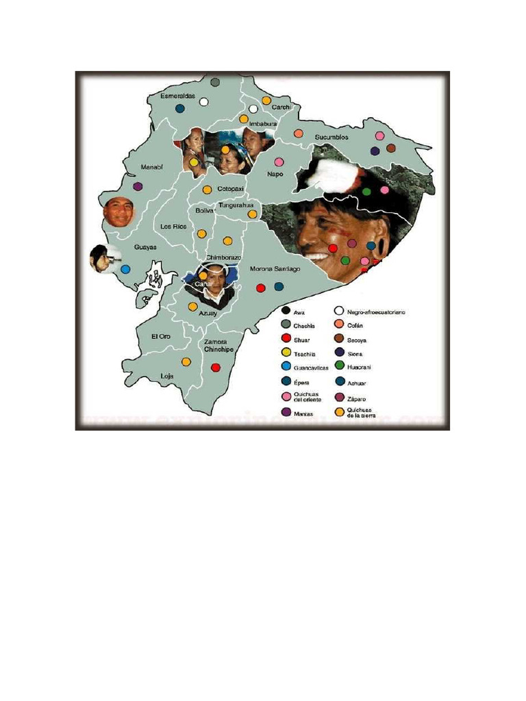 Mapa de Lenguas de Los Pueblos y Nacionalidades | PDF