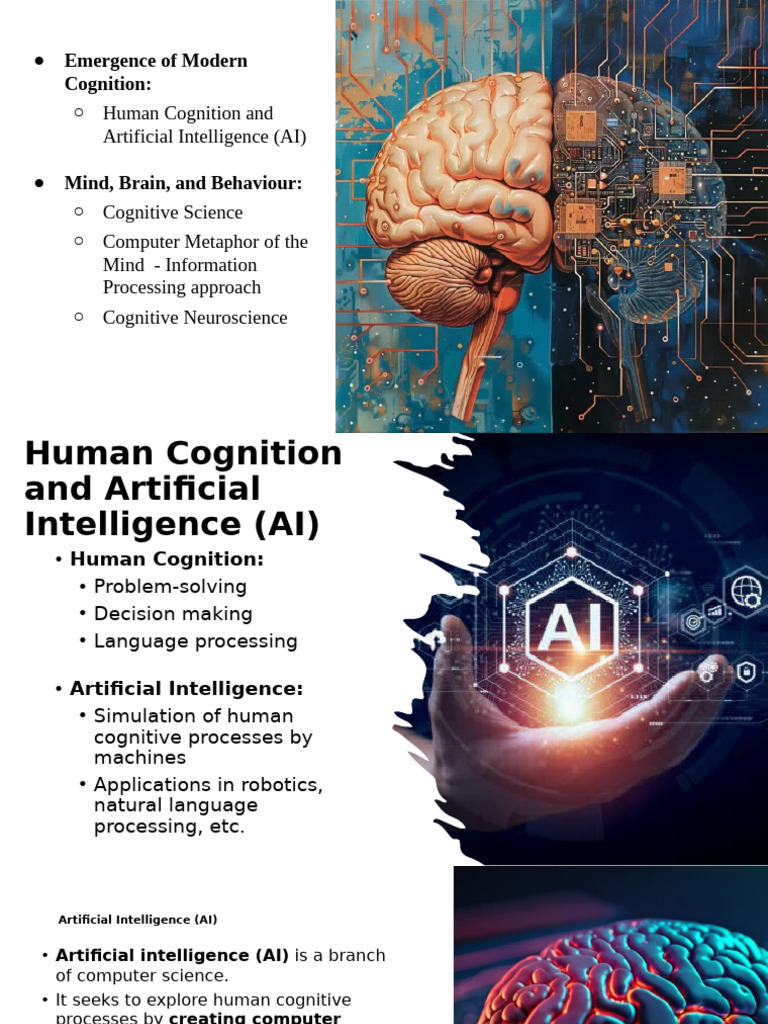 Human Cognition and AI: Insights Explored | PDF | Mind | Cognitive Science