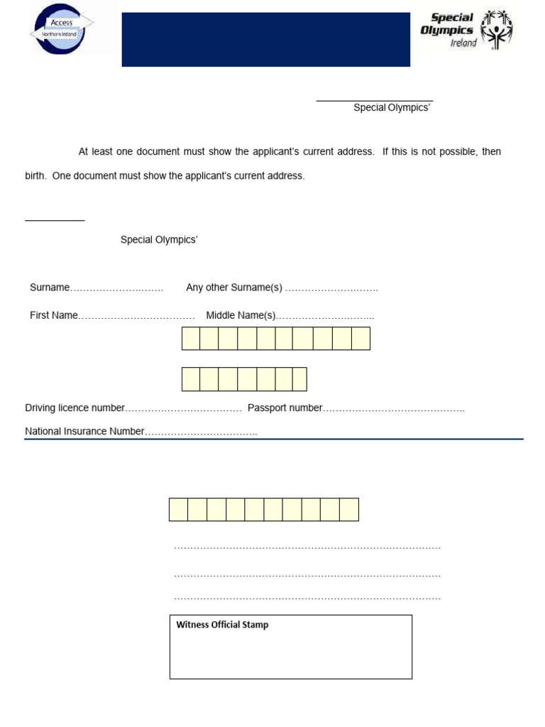 Accessni Id Validation Form v11 Sep 2023 | PDF | Identity Document ...