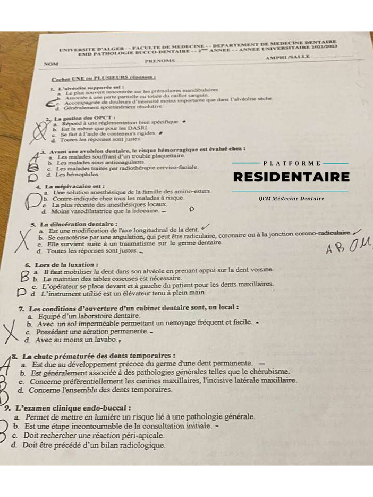 Pathologies BD 2eme Annee Alger 2023 | PDF