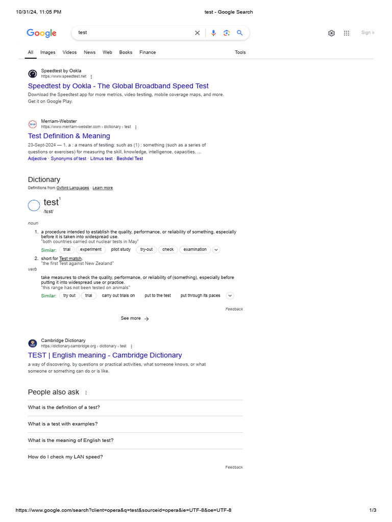 test - Google Search sample | PDF | Cognition