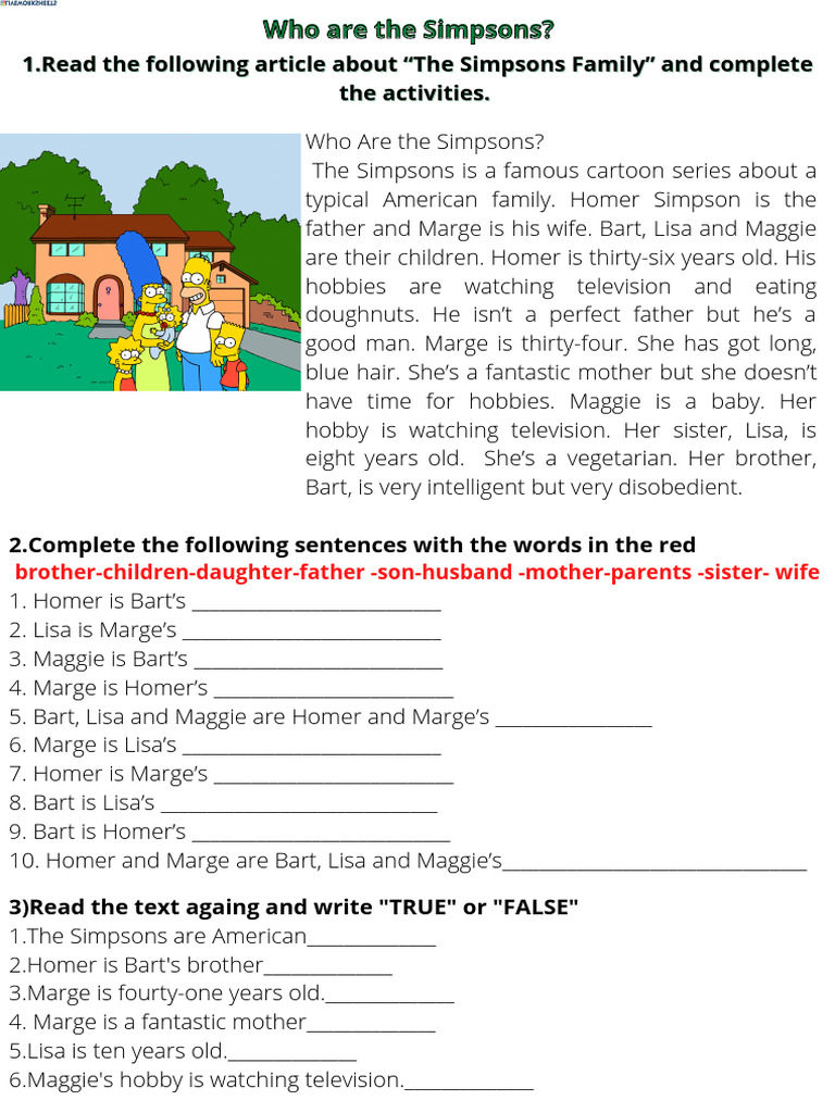 The Simpson S Genitive Case | PDF