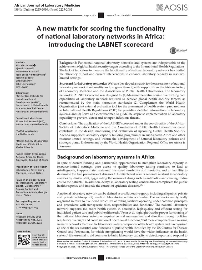 A New Matrix For Scoring The Functionality | PDF | World Health ...