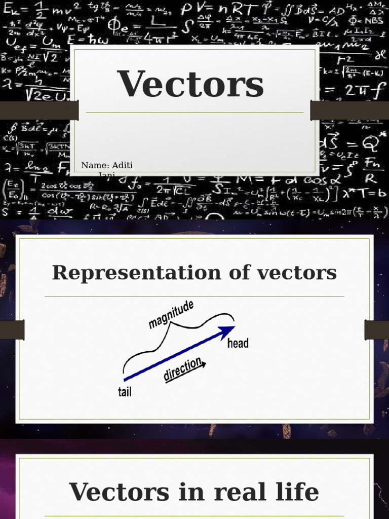 Vectors | PDF