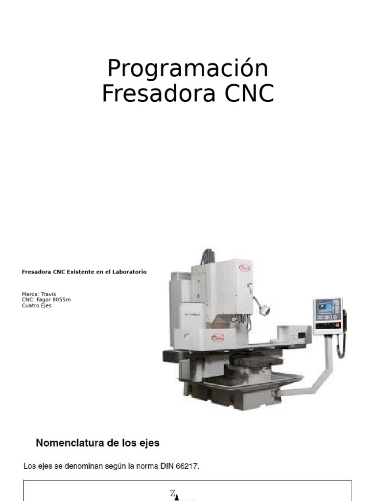Programacion CNC Fresadora | PDF | Computadoras