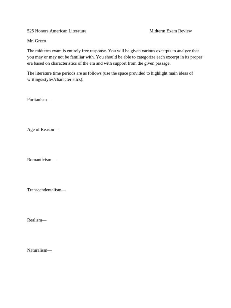 525 Midterm Review Final | PDF | History