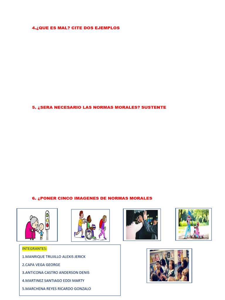 La Importancia de las Normas Morales | PDF | Estilo de vida