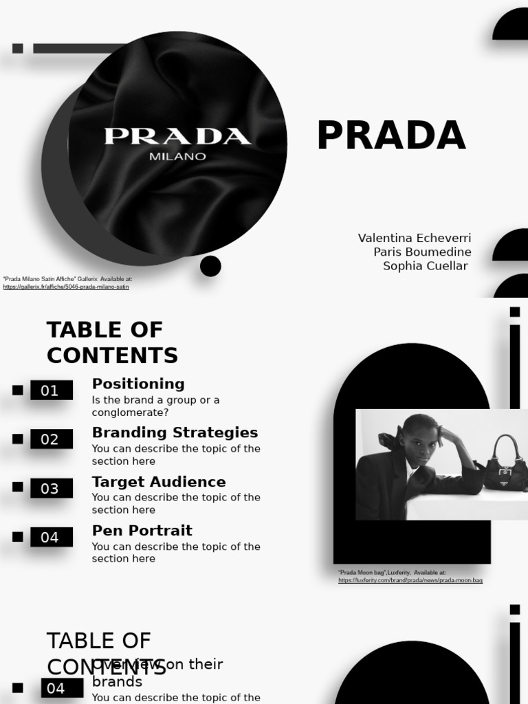 Prada Brand Overview and Target Audience | PDF | Fashion | Brand