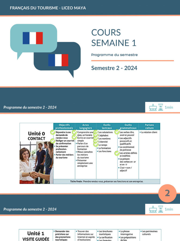 S1-4to-FR-Liceo Maya-Semestre 2 | PDF