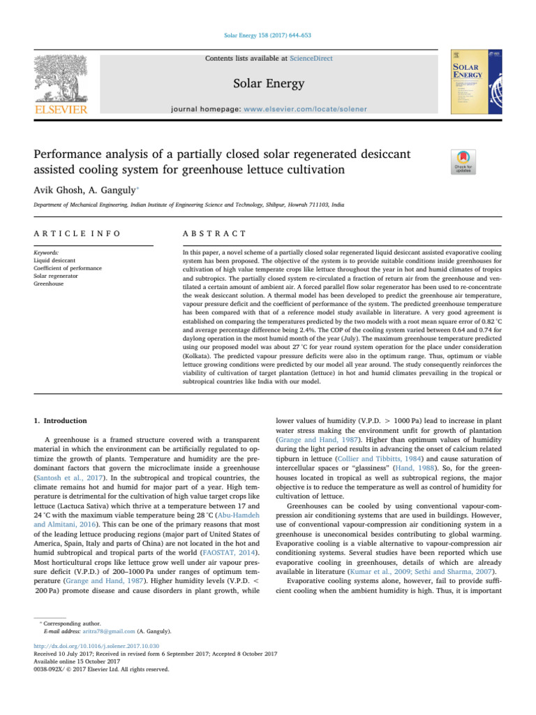 Avik Ghosh and Ganguly-Main | PDF | Humidity | Lettuce