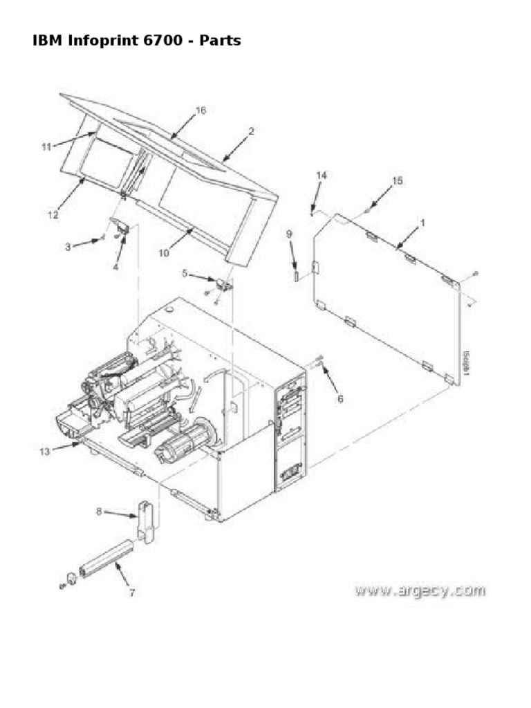 IBM Infoprint 6700 - Parts | PDF | Belt (Mechanical) | Electrical Connector