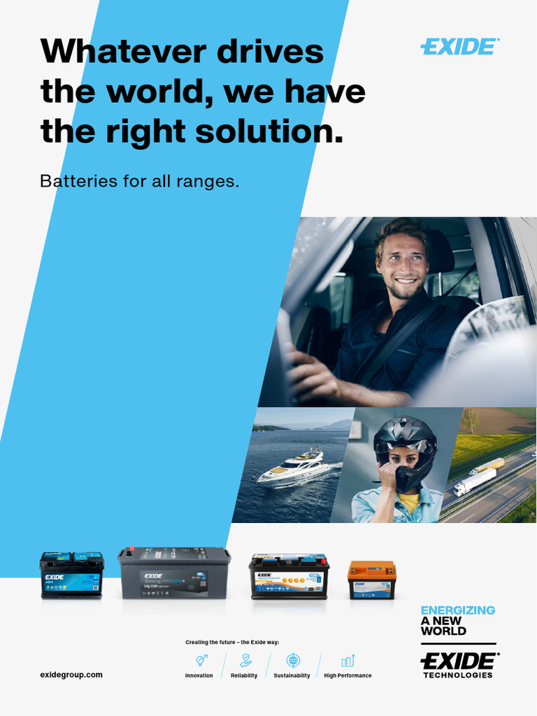 Exide Battery Solutions Overview | PDF | Vehicles | Transport
