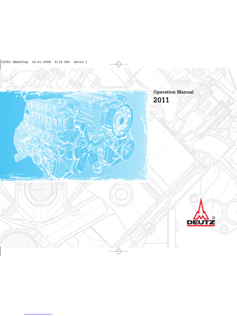 Deutz F2M 2011, F3M 2011, F4M 2011, BF3M 2011, BF4M 2011, BF3L 2011 ...