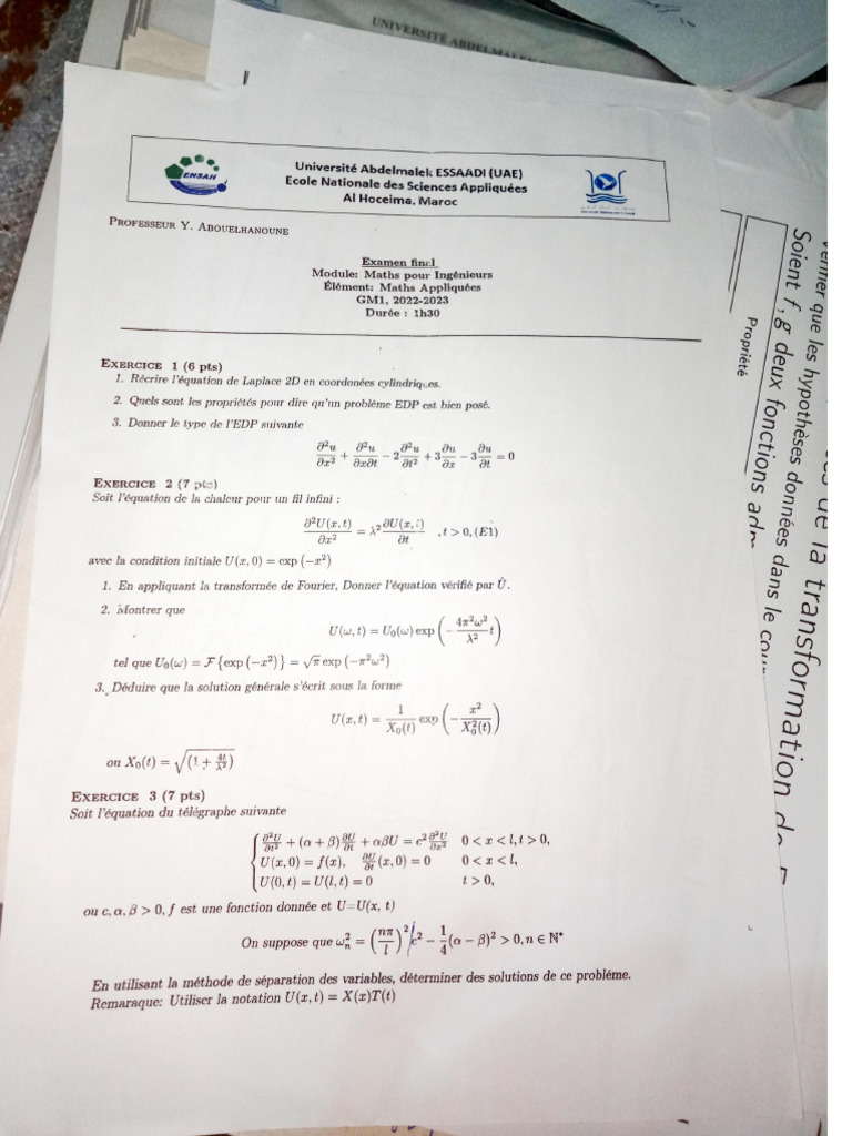 exam+ds math appliques | PDF