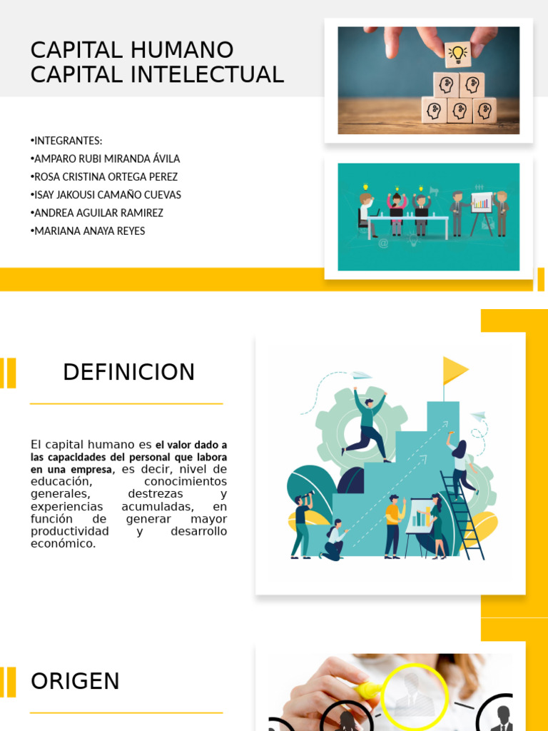 Capital Humano Presentacion | PDF | Capital humano | Business
