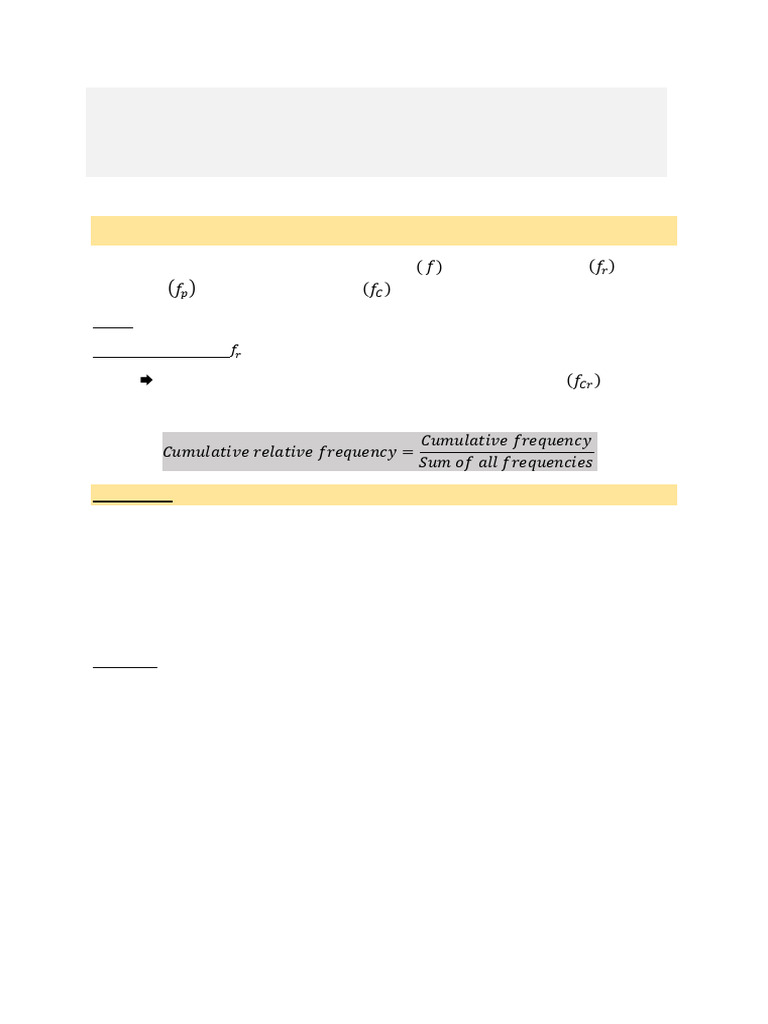 Lecture 5 Statistics New Pdf Standard Deviation Variance