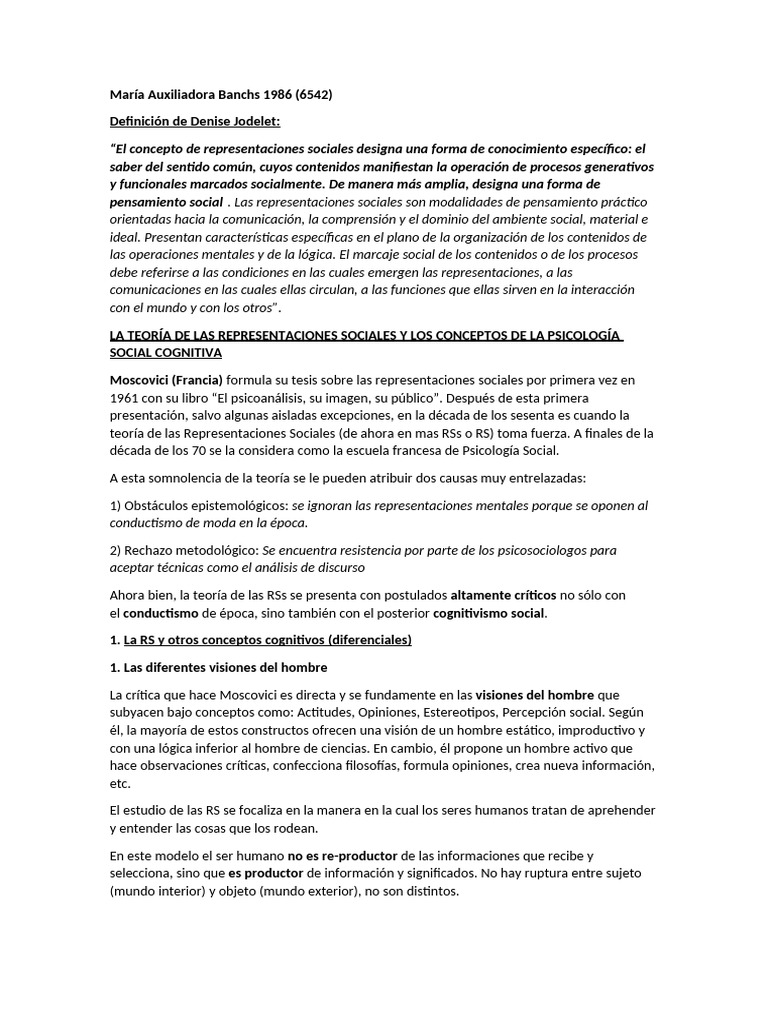 Banchs | PDF | Conocimiento | Comportamiento