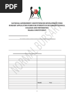 Kitutu Masaba Bursary Application 2025 | PDF