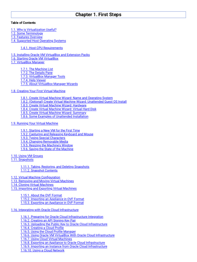 Chapter 1. First Steps To Virtual Machine | PDF | Virtual Machine | Operating System