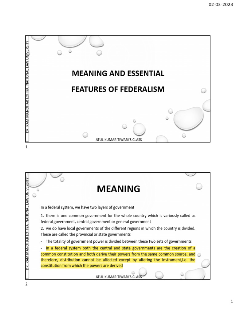 Union-State Relation (Full) | PDF | Judgment (Law) | Constitution