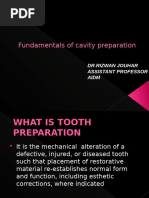 Class I Cavity Preparation | PDF | Tooth Enamel | Dentin