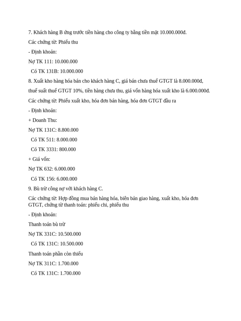 Nghiệp vụ 789 | PDF