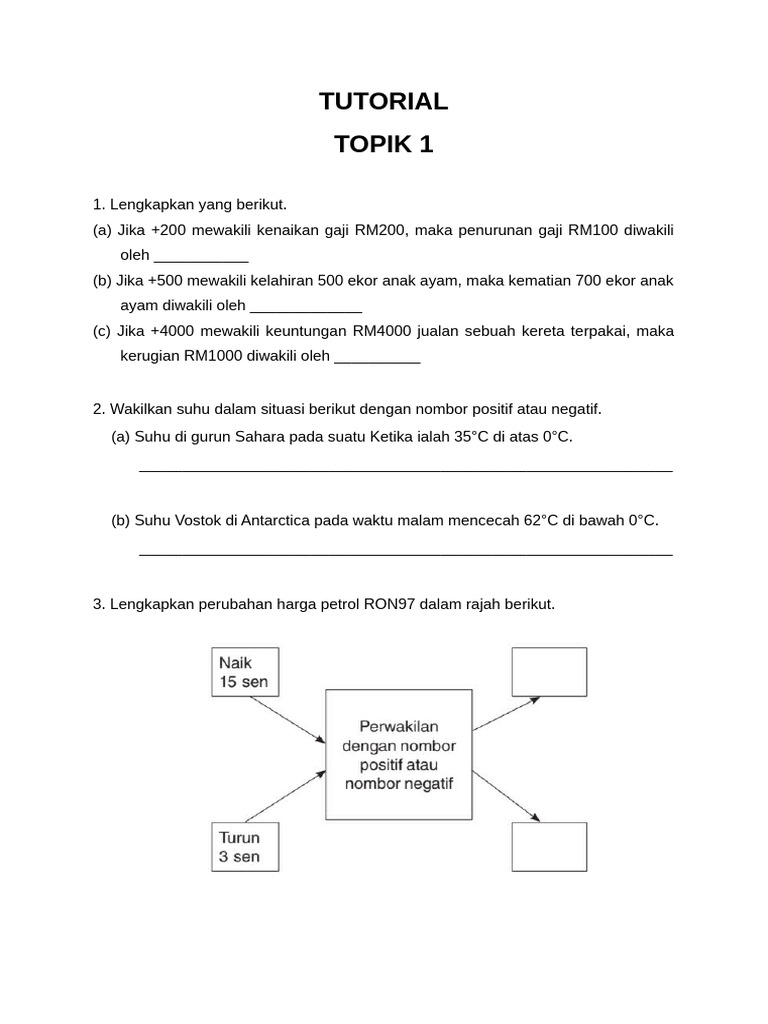 Tutorial Topik 1 | PDF