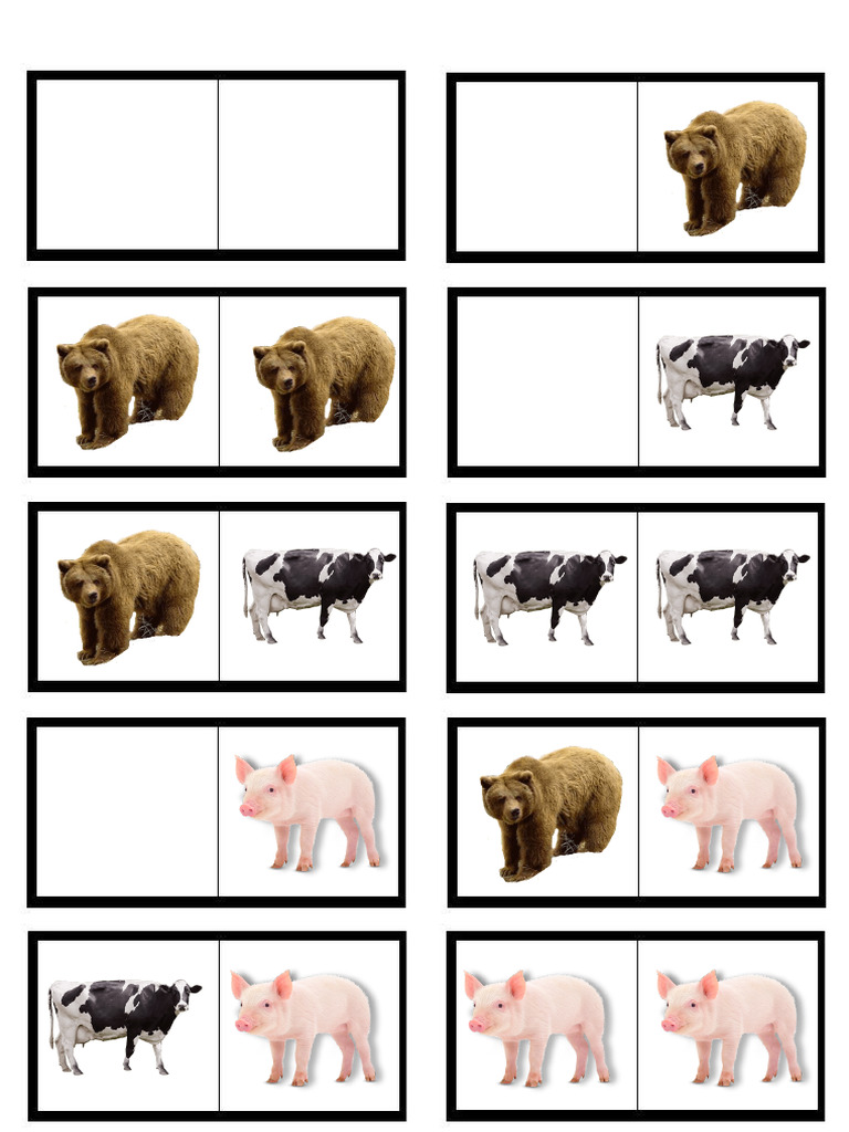 Domino Animals | PDF