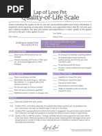 CSU Canine Acute Pain Scale Guide | PDF | Pain | Diseases And Disorders