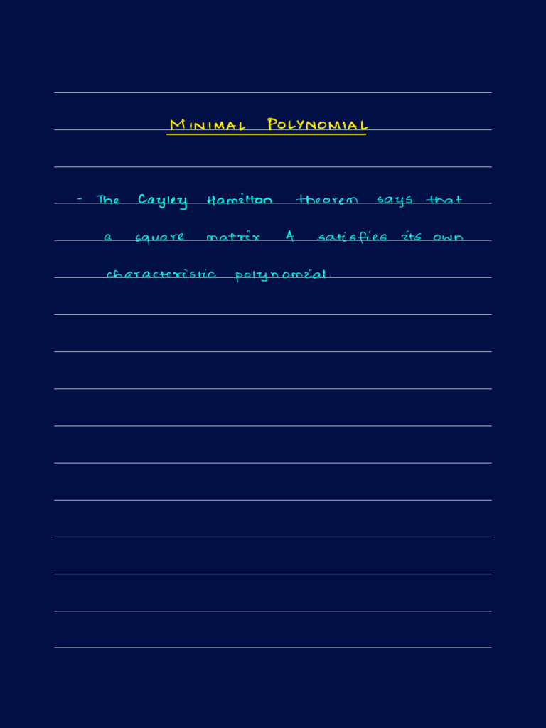 EE650 L11b | PDF | Eigenvalues And Eigenvectors | Polynomial