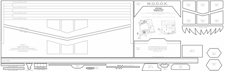 MODOK Template SKS Props | PDF