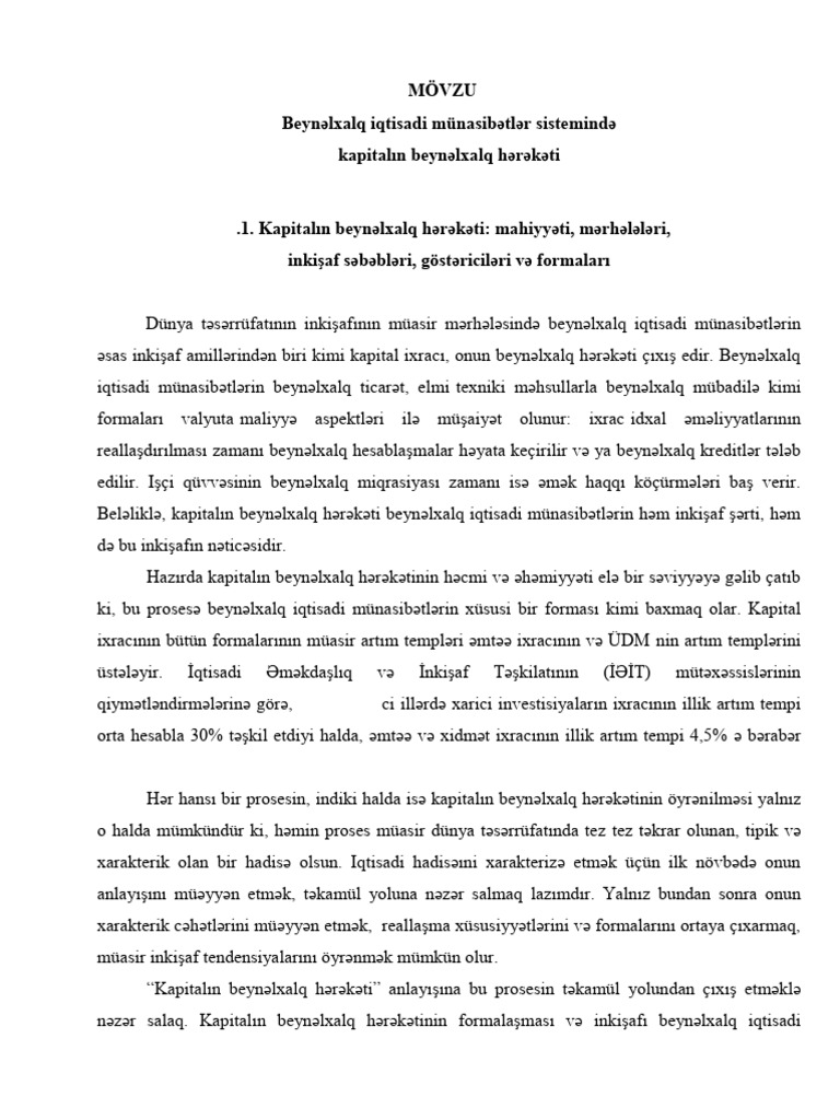 Movzu 4-Metn-Bim Sisteminde Kapital Ixraci | PDF