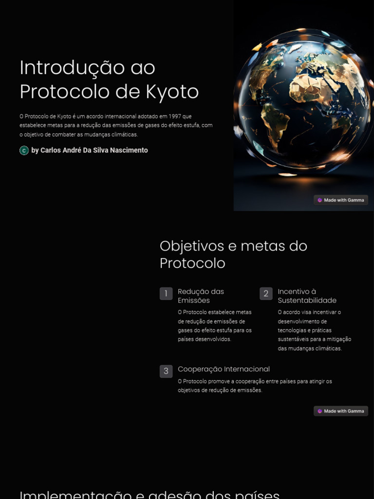 Introducao Ao Protocolo de Kyoto | PDF