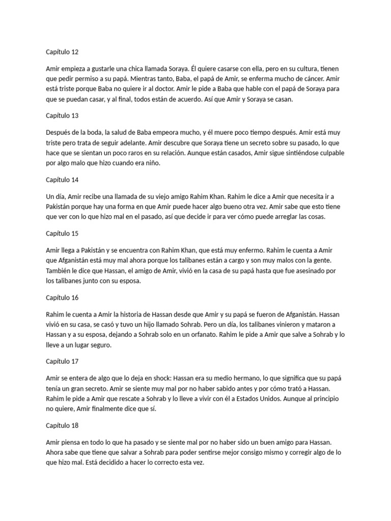 Resumen de Capitulos | PDF