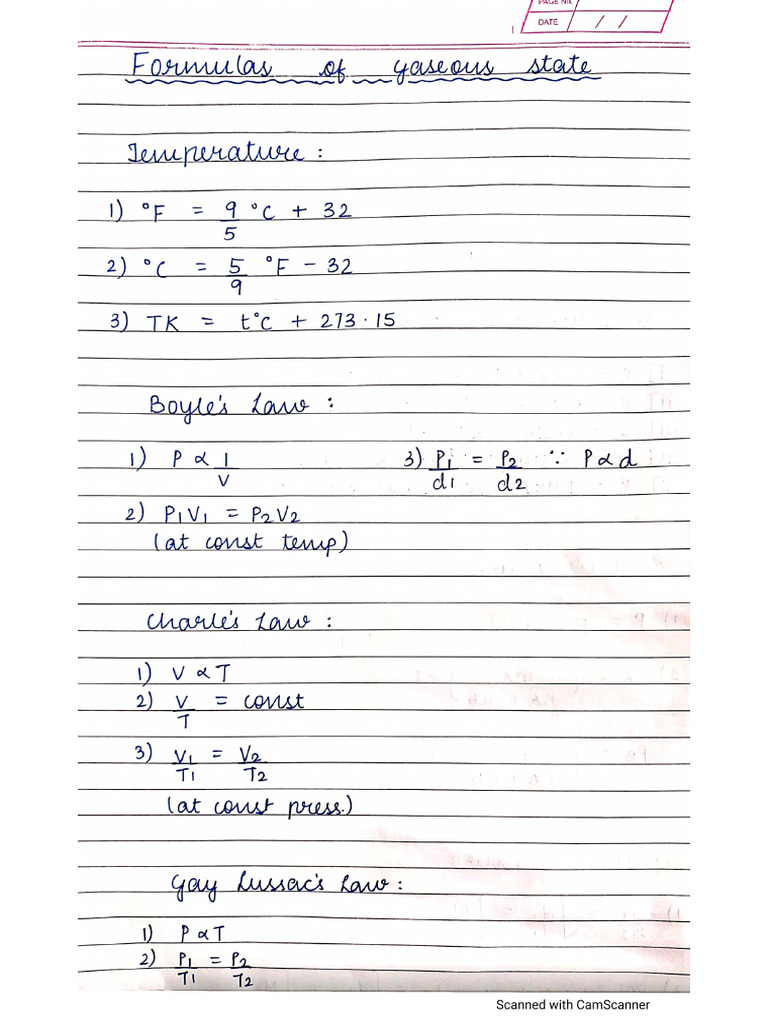 Som Formulae | PDF