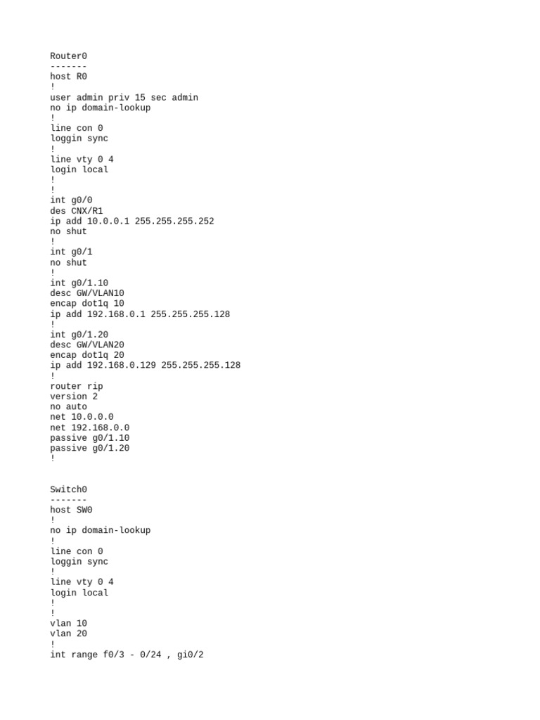 Configuracion Basica de Switches y Routers | PDF | Computers