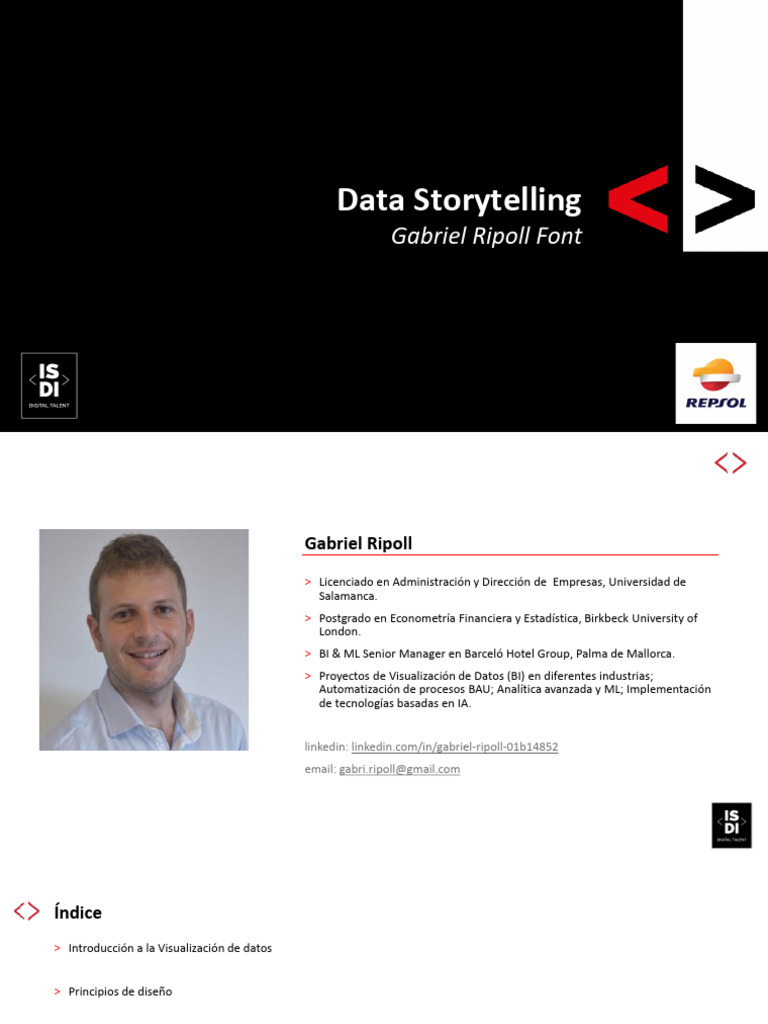 Data Storytelling - Gabriel Ripoll | PDF | Memoria | Cerebro