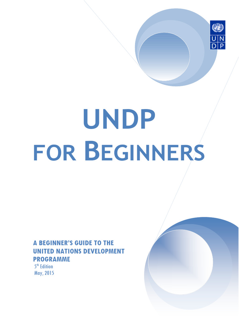 Undp B: FOR Eginners | PDF | Millennium Development Goals | United ...
