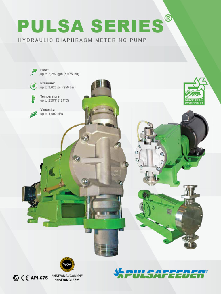 pulsa_brochure | PDF | Pump | Valve