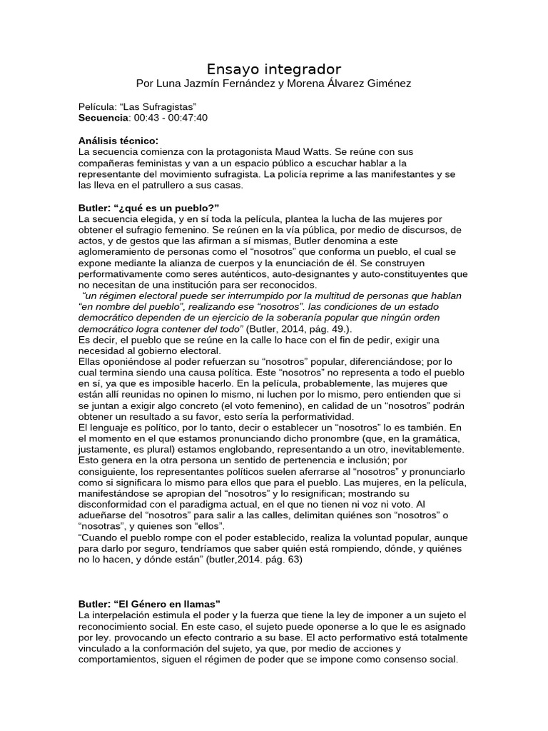 TP 2 Fundamentos | PDF | Género | Estudios de género