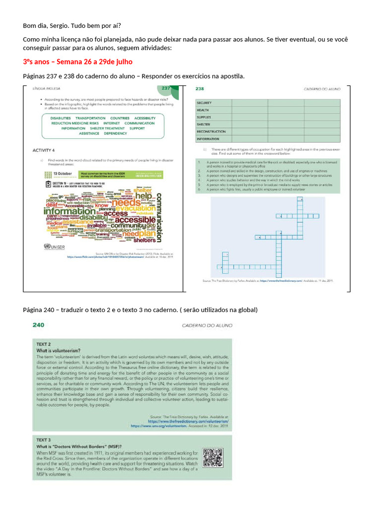 Atividades Inglês 3°s Anos | PDF | Negócios | Computadores