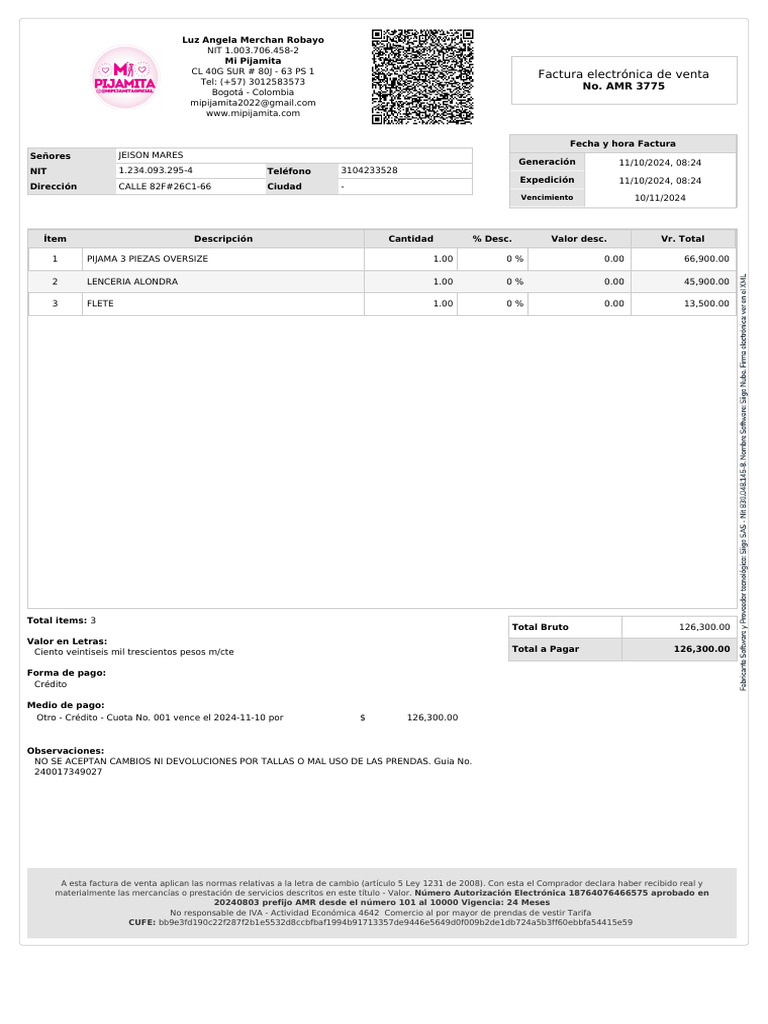 FV 100370645800824 Ebf | PDF