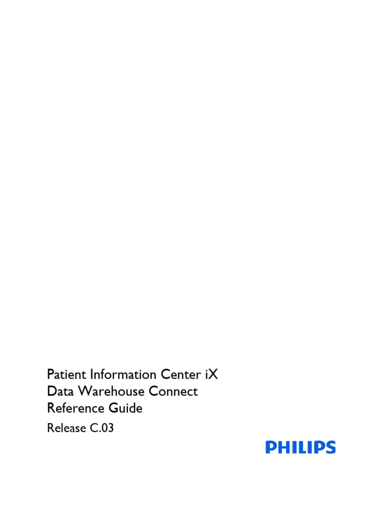 PIC iX Data Warehouse Connect Guide | PDF | Databases | Monitoring ...