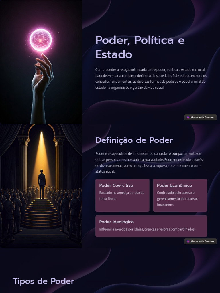 Poder, Política e Estado: Uma Análise | PDF | Poder (social e político ...
