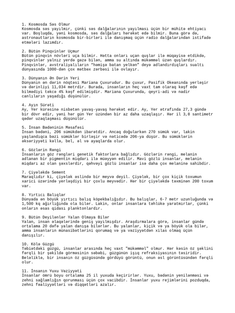 Heyat Informasiyalari | PDF
