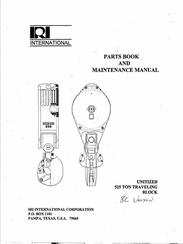 525 Ton UTB 8C Version | PDF