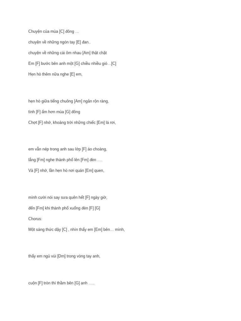 Chuyencuamuadong | PDF